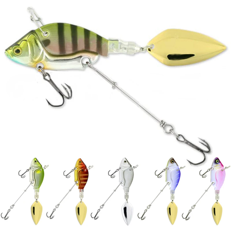 1pcs-Rotating-Metal-Lure-VIB-Vibration-Bait-Spinner-Spoon-Fishing-Lures ...