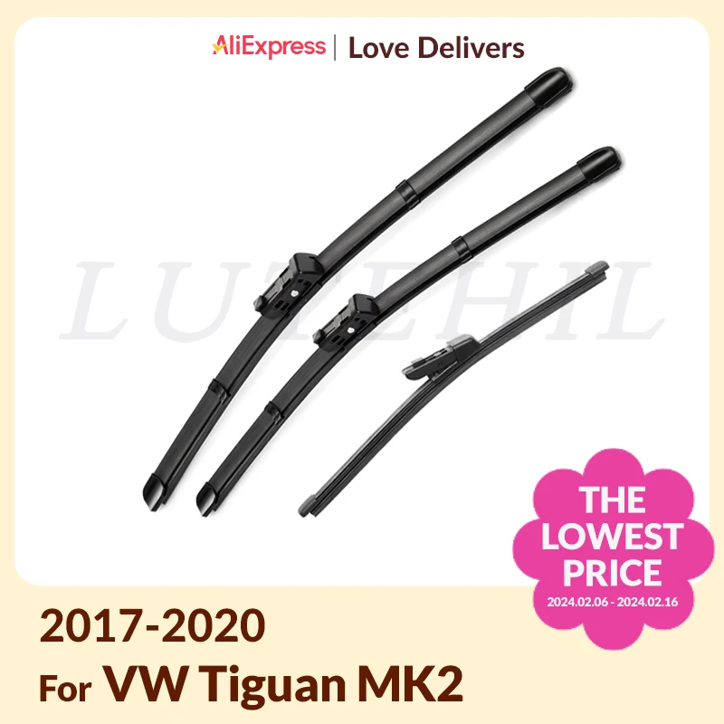 Wiper-Front-Rear-Wiper-Blades-Set-For-VW-Tiguan-MK2-2017-2018-2019-2020 ...