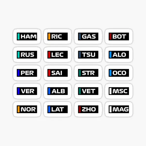 F1-Timing-Tower-Pack-5PCS-Stickers-for-Funny-Bumper-Cute-Background-Kid ...