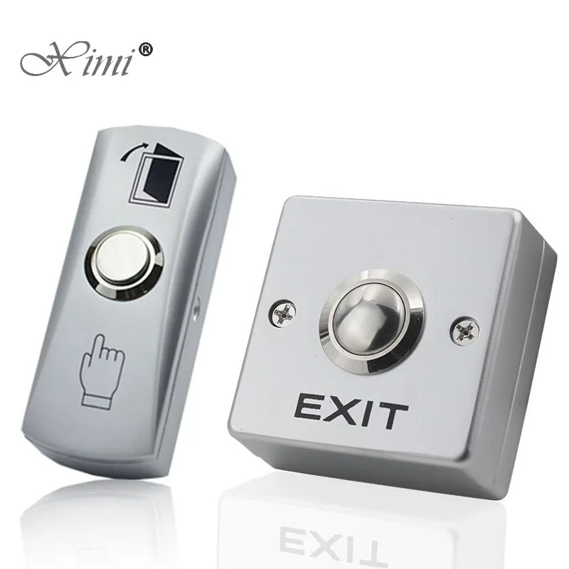 Door Exit Release Button Zinc Alloy Panel GATE Push Switch For Door ...