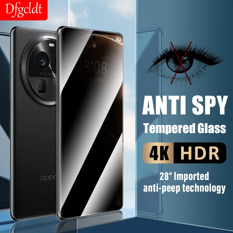 Curved-Full-Cover-Anti-Spy-Tempered-Glass-For-OPPO-Find-X6-X5-X3-Neo ...