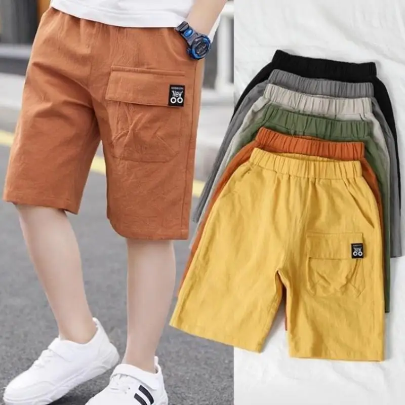 Summer Children Shorts Cotton Shorts Children's Leisure Pan for Boys ...
