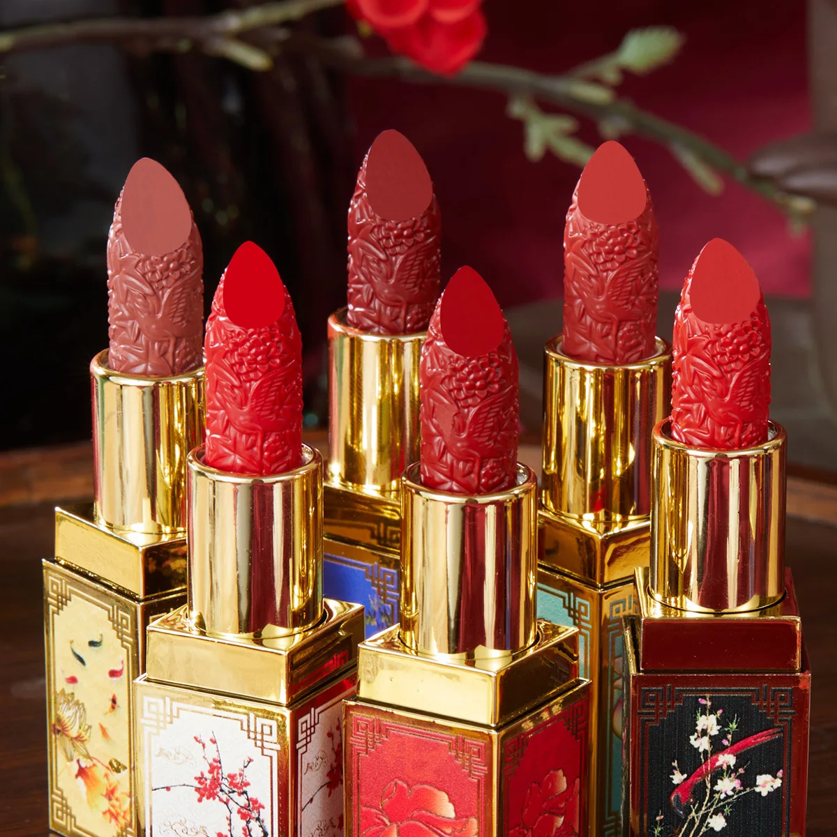 L-piz-labial-antiguo-de-estilo-chino-maquillaje-a-prueba-de-agua-no-es ...