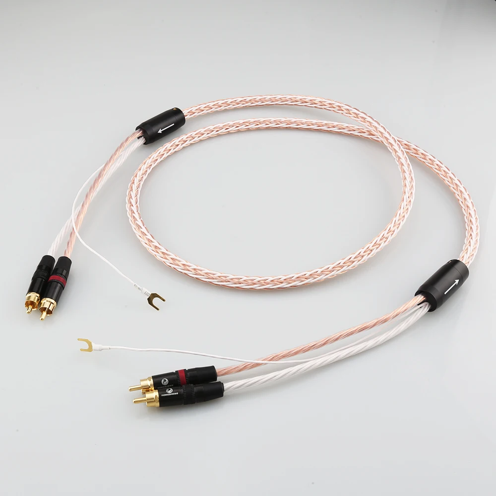 Audiocrast-8TC-PHONO-Cable-2-RCAs-to-2-RCAs-cable-LP-Audio-Phono ...