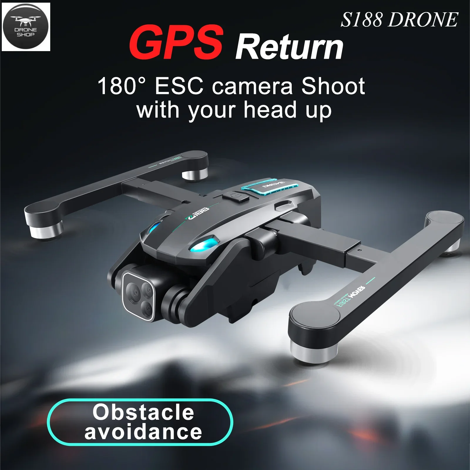 2024-New-S188-Brushless-Drone-GPS-Return-HD-Dual-Camera-Drones-Optical ...