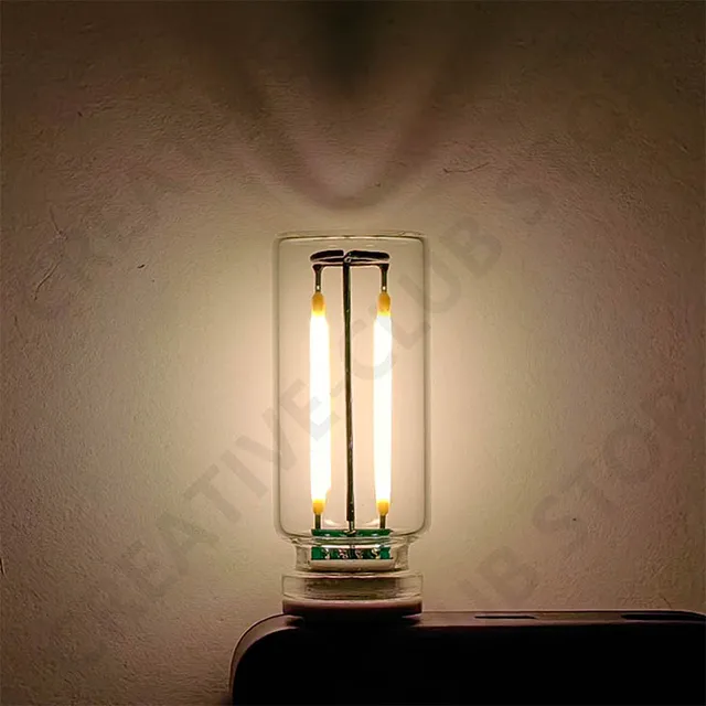 USB Touch Control LED Night Light Atmosphere Light Edison Bulb ...