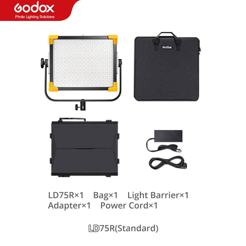 Godox RGB LED 패널 조명, 뉴스 라이브 비디오 조명, 앱 및 DMX 제어, LD75R, LD150R, LD150RS ...