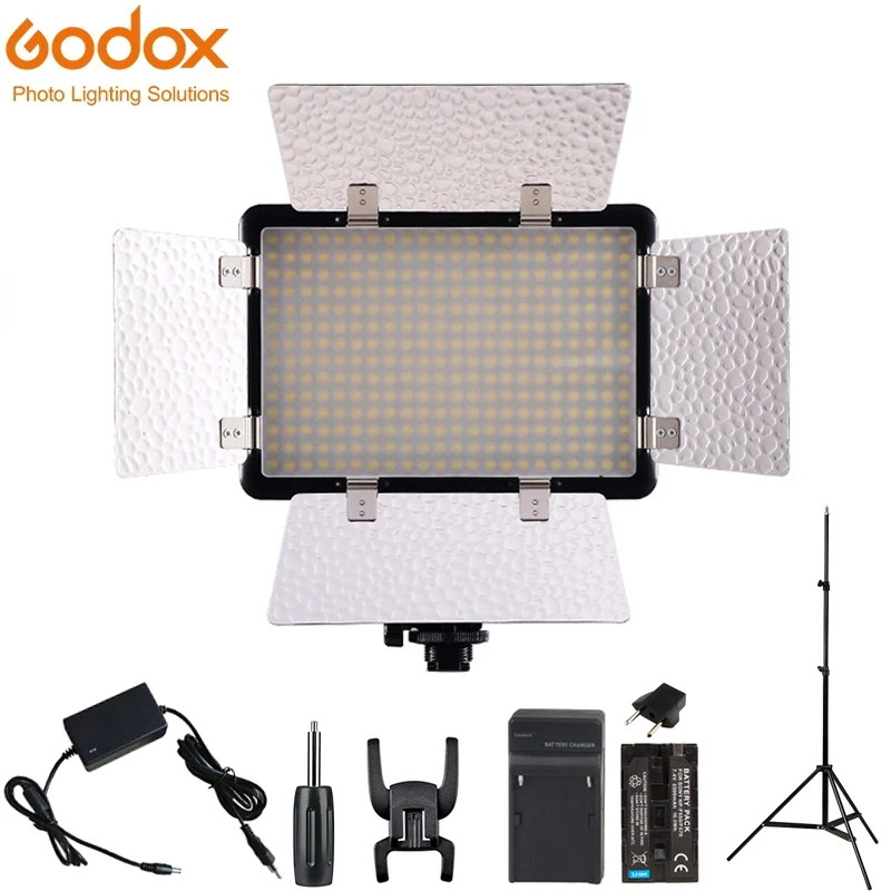 Godox-LED308C-II-LED308-3300-5600K-LED-Video-Studio-Light-optional-AC ...