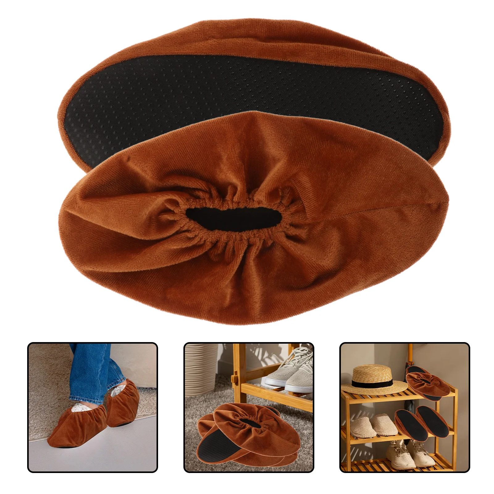 2-Pairs-Bowling-Shoe-Covers-Wrestling-Floor-for-Walking-Boot ...