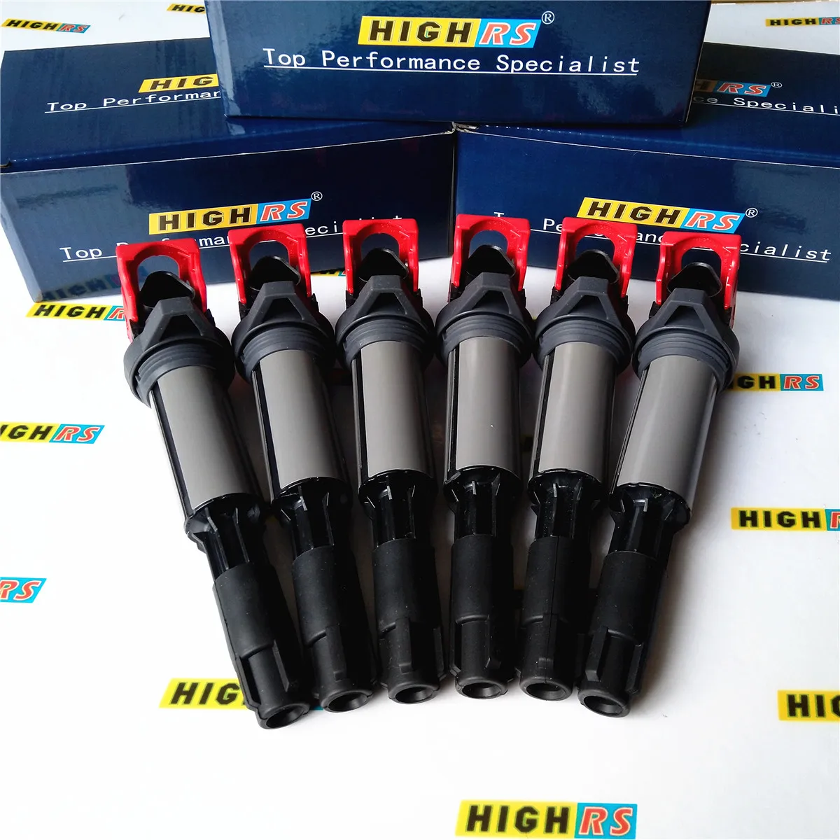 Set of 6 UPGRADE PERFORMANCE ignition coils for BMW E39 E46 E53 E60 E63 ...