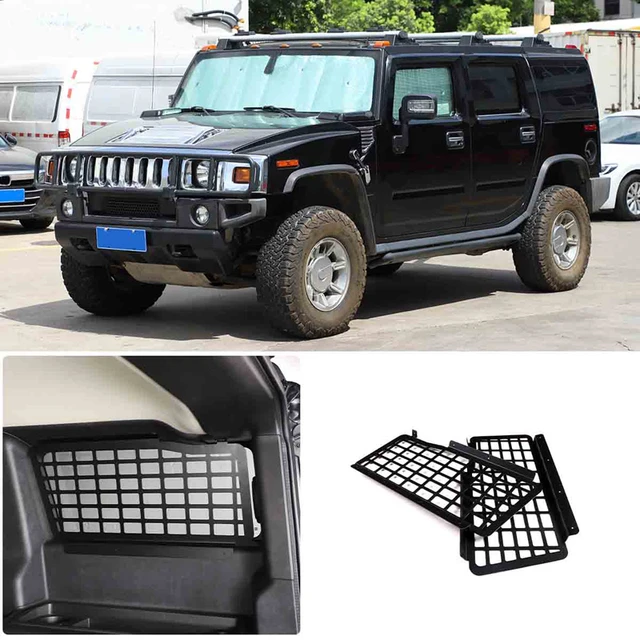 Black Hummer H2 Interior