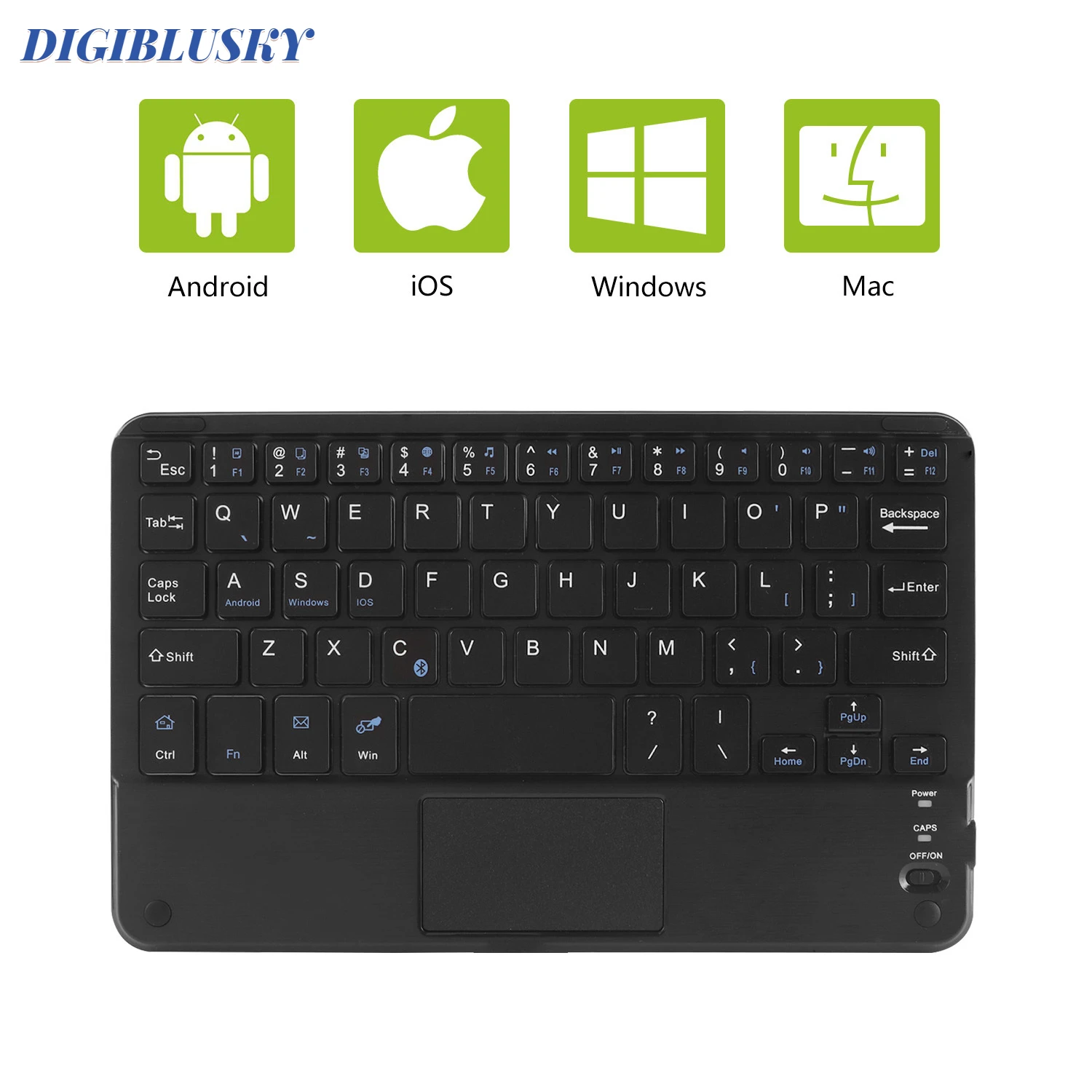 8-Inches-Touch-Bluetooth-Keyboard-Rechargeble-Wireless-Keyboard-Slim ...