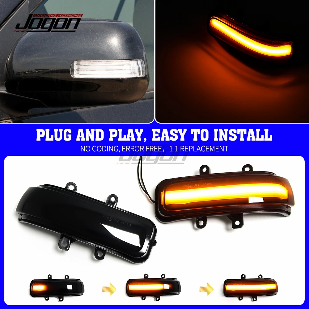 For-Toyota-Alphard-AH20-2008-2014-LED-Dynamic-Turn-Signal-Light-For ...
