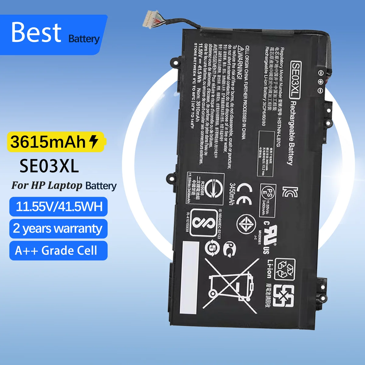 SE03XL Laptop Battery 849908-850 849568-421 Replacement for Hp Pavilion ...