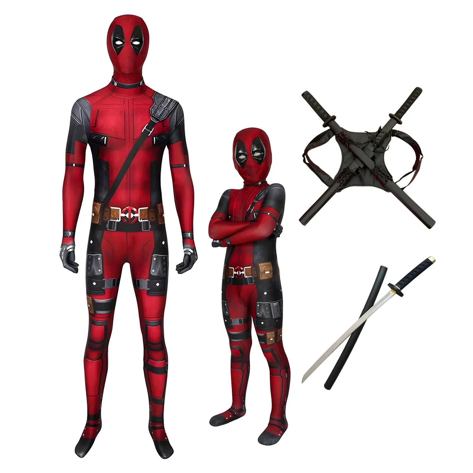 Disfraz de Deadpool para adultos, traje de Deadpool para niños, traje ...