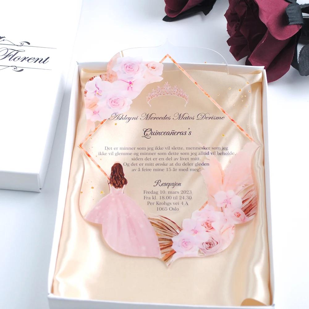 Quinceanera Box Invitations
