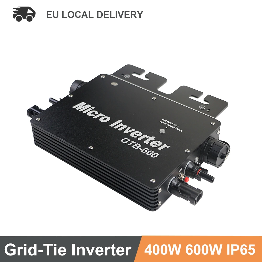 On-Grid-Tie-Solar-Panels-Smart-Inverter-Micro-MPPT-400W-600W-IP65 ...