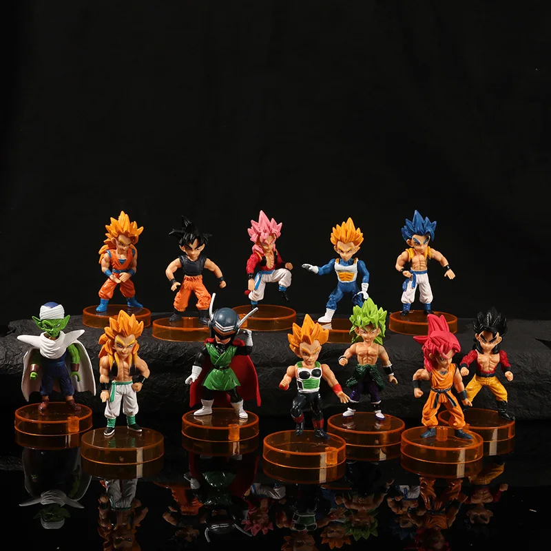 12pcs-lot-Dragon-Ball-Mini-Figure-Super-Saiyan-Goku-Vegeta-Action ...