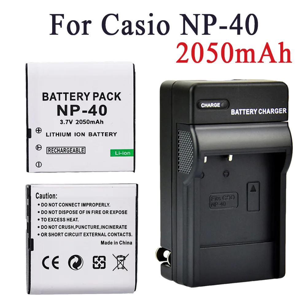 2050mAh-np-40-NP40-Battery-with-Charger-For-Casio-Exilim-EX-Z600-EX ...