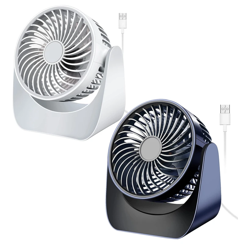 Mini-Fan-Quiet-USB-Fan-Small-360-Table-Fan-USB-Table-Fan-With-3-Speed ...