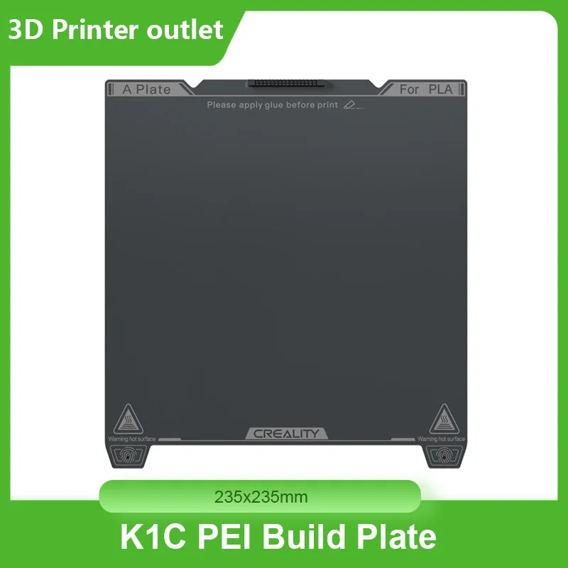 Creality-K1C-Smooth-PEI-Build-Plate-235x235mm-Without-Soft-Magnetic ...
