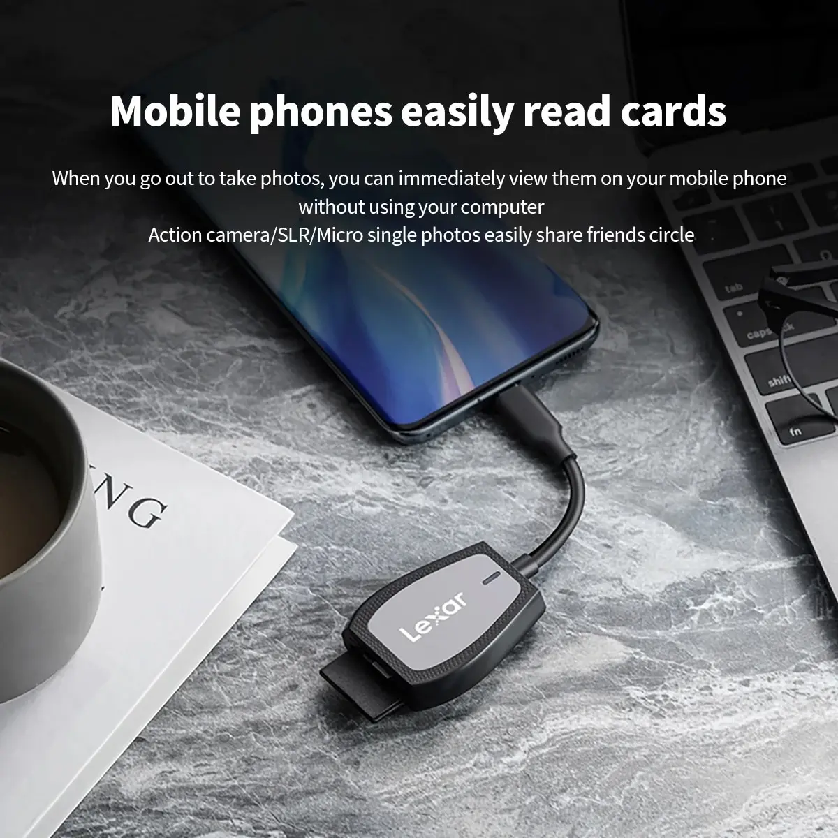 Lexar-Card-Reader-USB-3-2-Type-C-To-SD-Micro-SD-TF-Adapter-Accessories ...