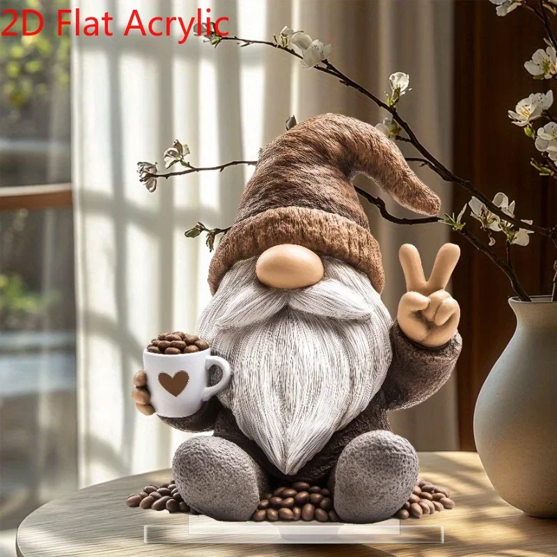 2D kabouterornament - betoverend huis- en kantoordecor, perfect cadeau ...