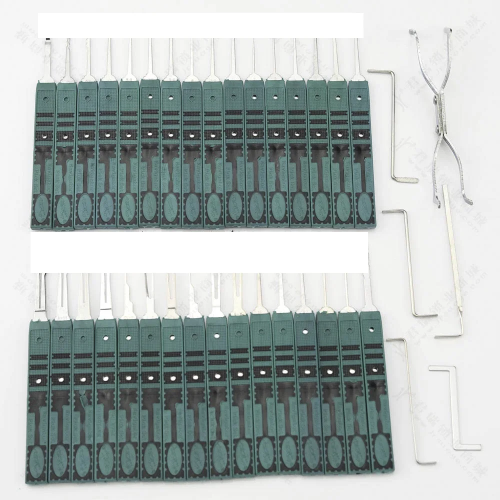 KLOM-32-Pieces-Hook-Lock-Rake-Pick-Box-Set-With-Tension-Wrench ...