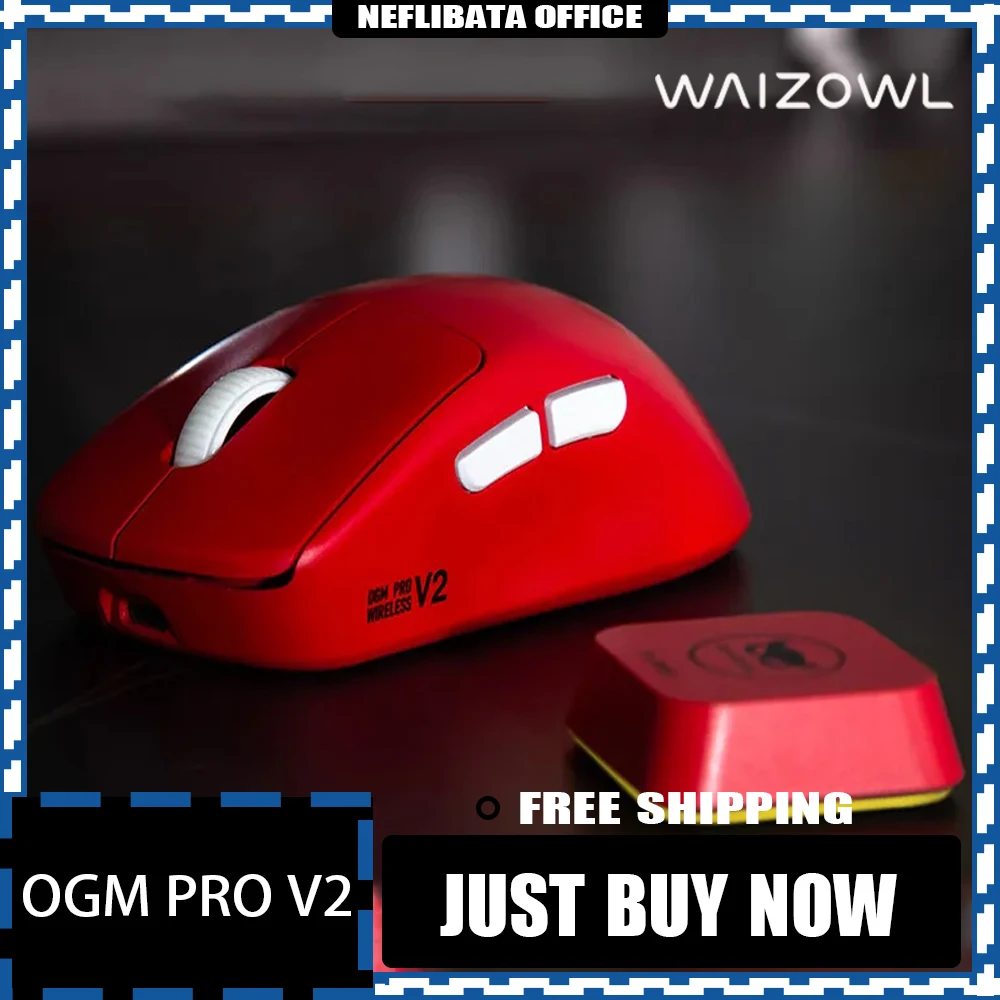 WAIZOWL-OGM-PRO-V2-8K-Mouse-Bluetooth-Wireless-Tri-Mode-Paw3950 ...