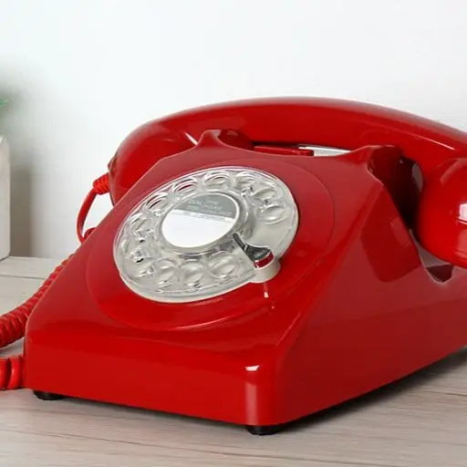 Telefones antigos clássicos, discagem rotativa de estilo europeu ...