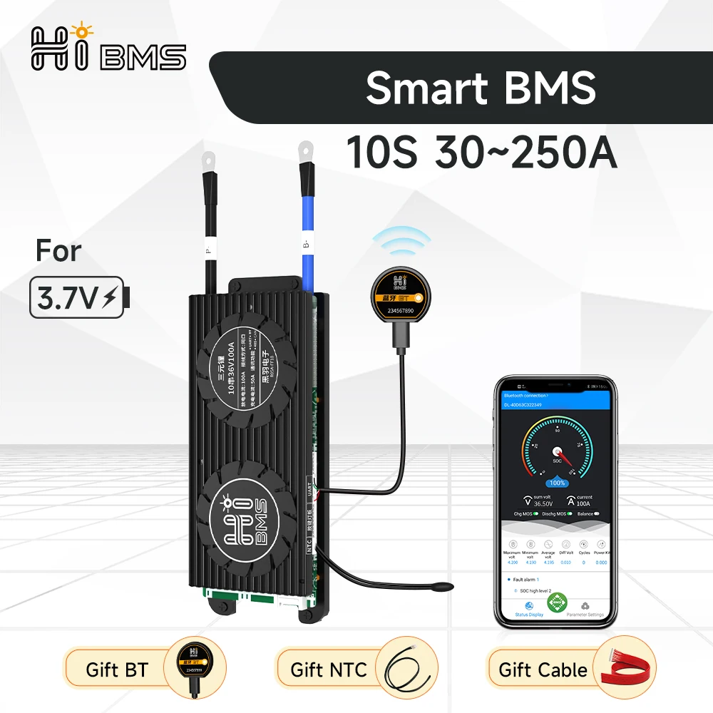 Bms 10s Balance E Bike 36v Li Ion | Bms 10s 36v Balance Bluetooth ...