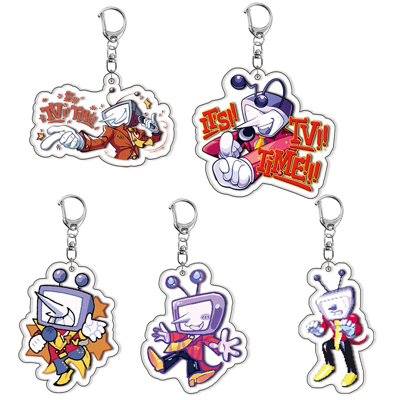 Game Keychain Deltarune Spamton Tenna Baby Meme Keychains for ...