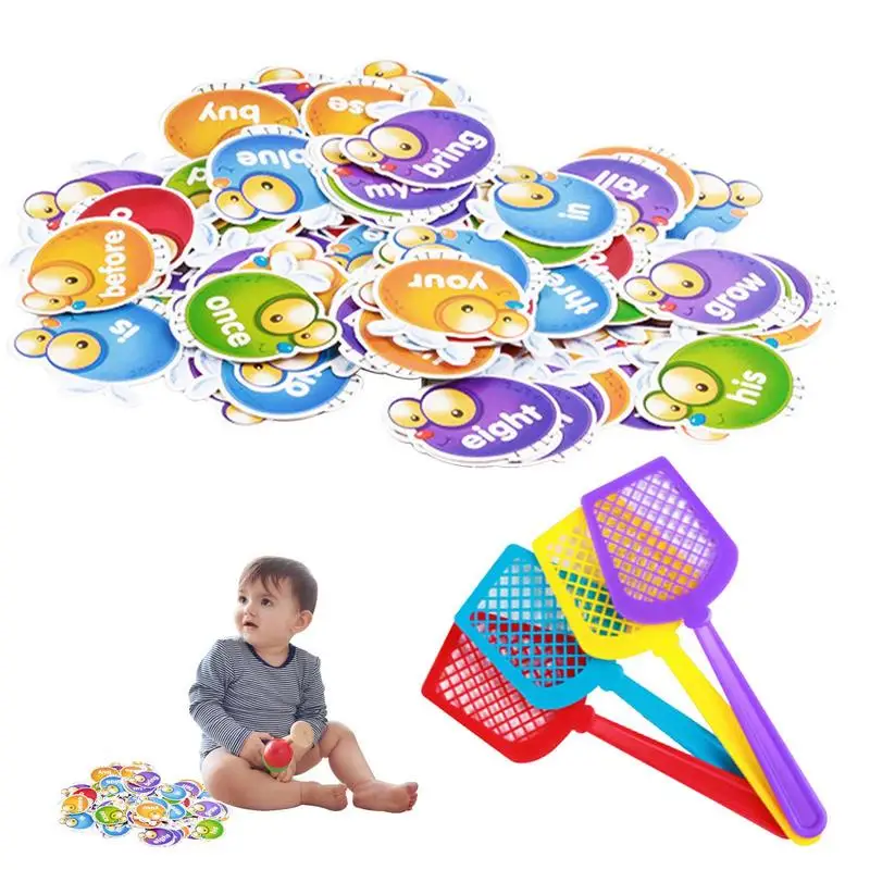 Sight Word Games English Word Game Swat Sight Double sided Designed Fly 