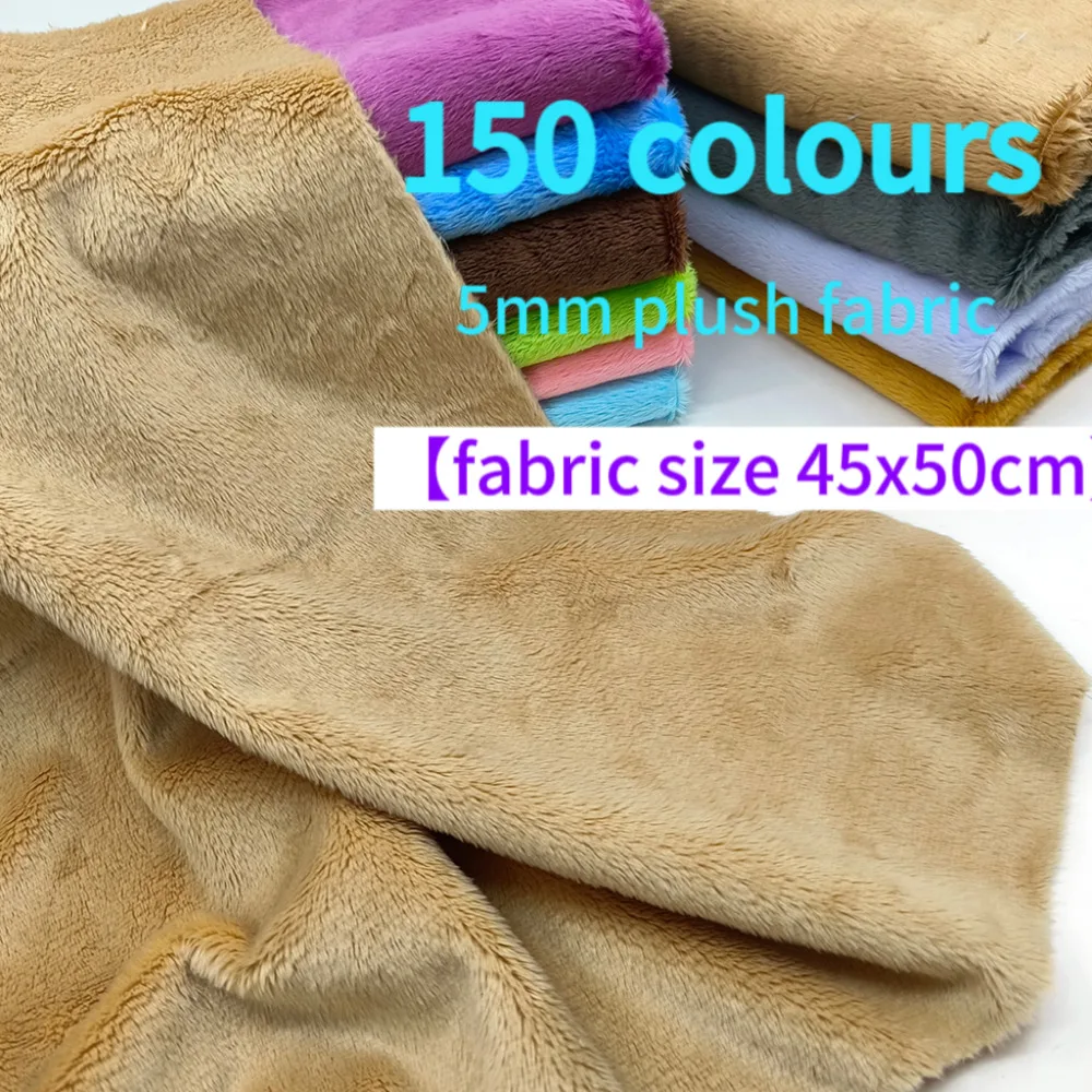 Hot-Sale-5mm-Plush-Faux-fur-Fabric-Sewing-Fabric-Size-45x50cm-Baby-Toy ...