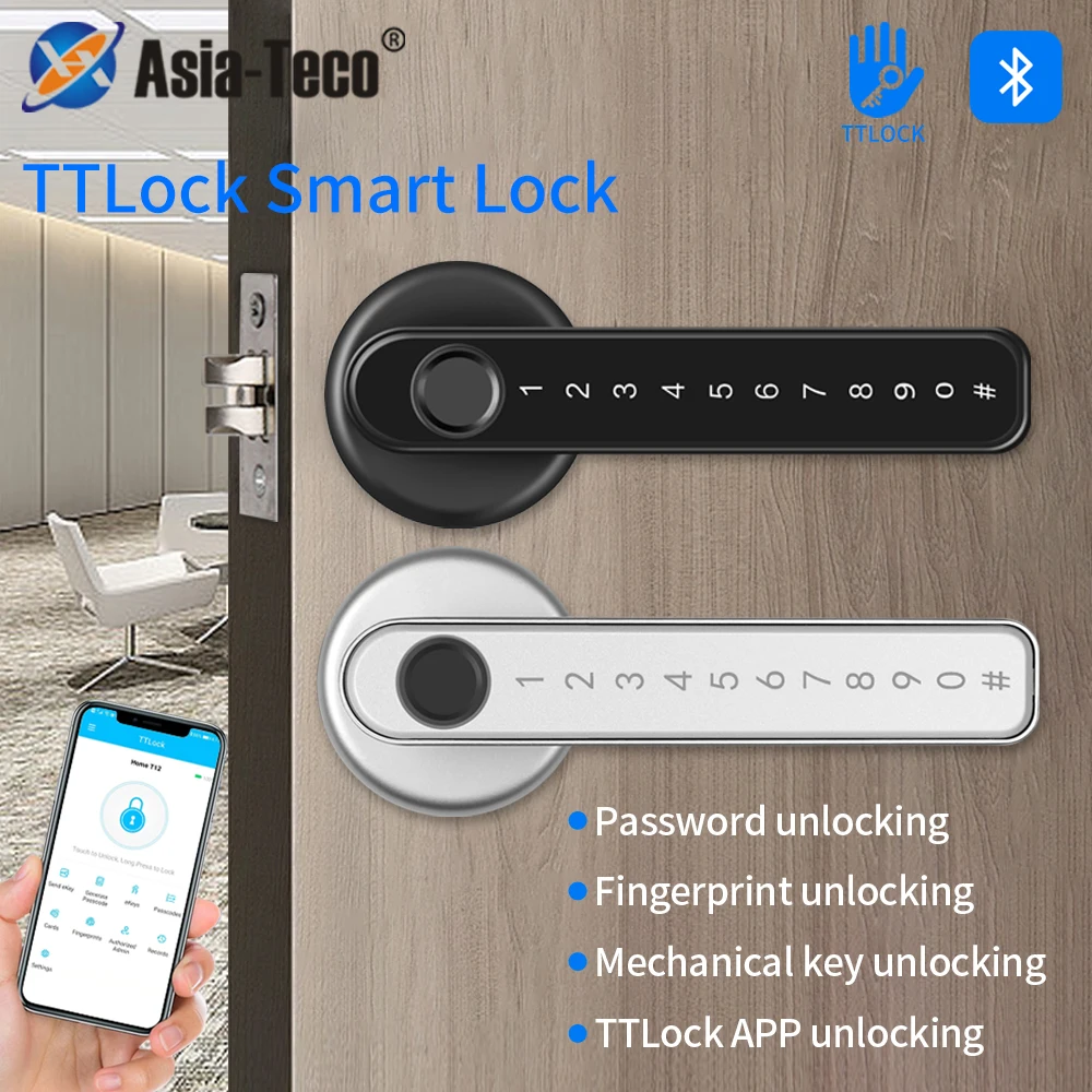 TTLock-APP-Smart-Fingerprint-Lock-password-code-Door-Lock-Bluetooth ...