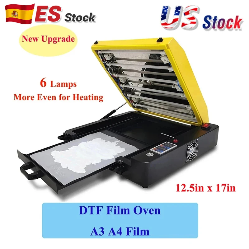DTF Oven A3 A4 PET Film Curing Heating Pads Temperature Control DTF ...