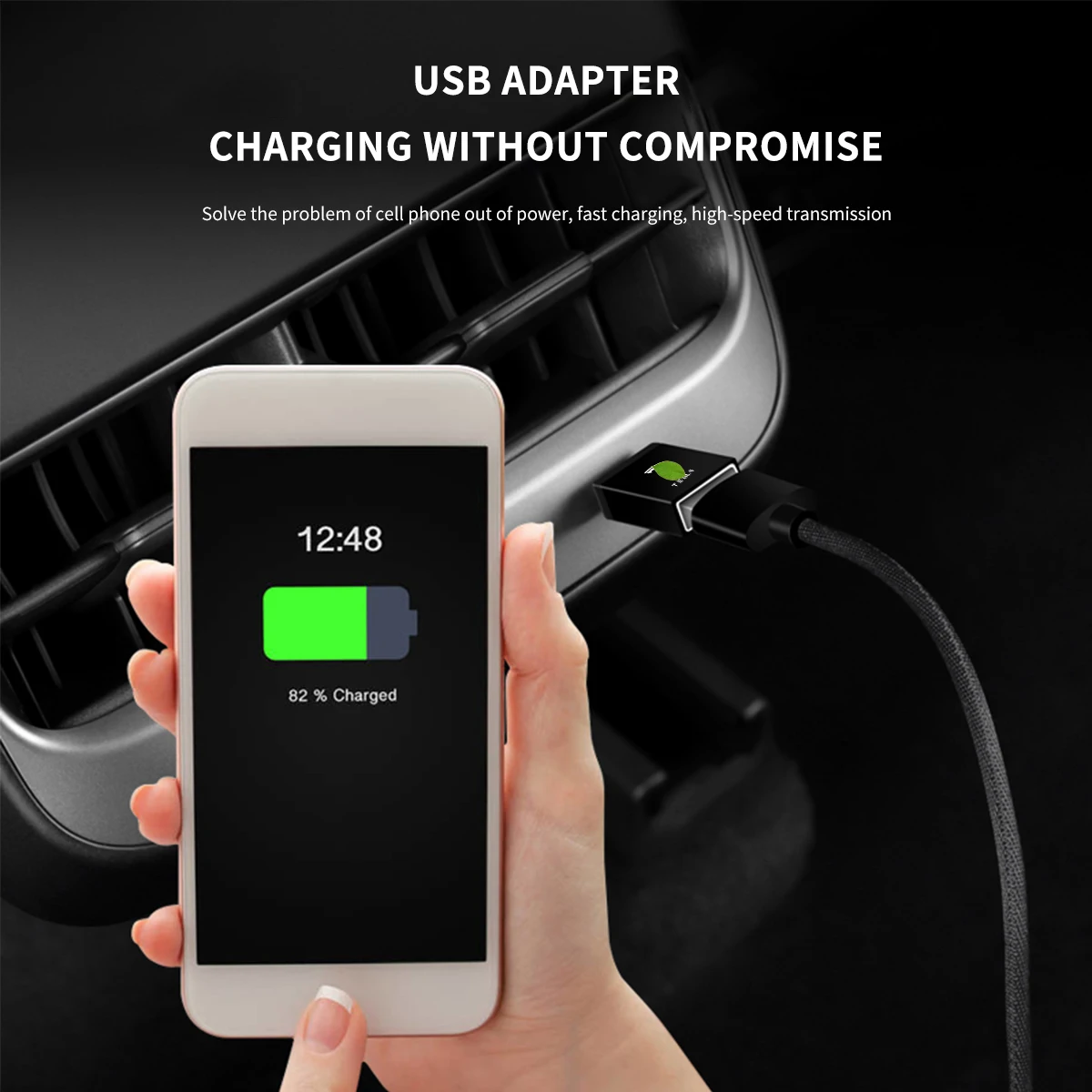 Car Type-C To USB 3.0 Charging Adapter for Tesla Model 3 Model Y X S ...