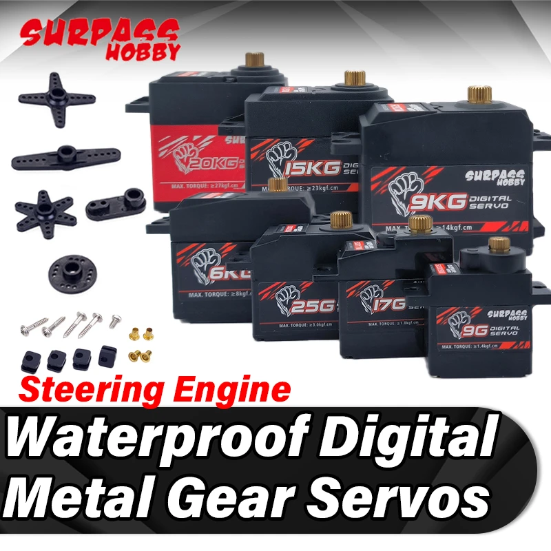 Waterproof Servo Rc 1/10 | Metal Gear Servos | 25t Servo Motor | Parts ...