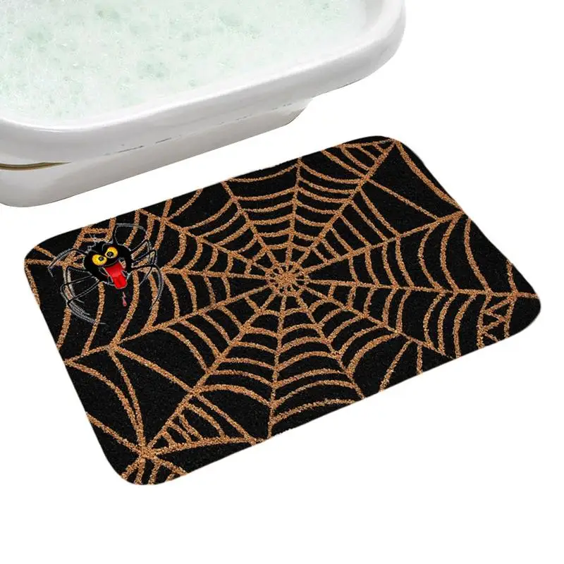 Halloween-Entrance-Mat-Holiday-Spider-Web-Floor-Door-Rug-Decorative ...