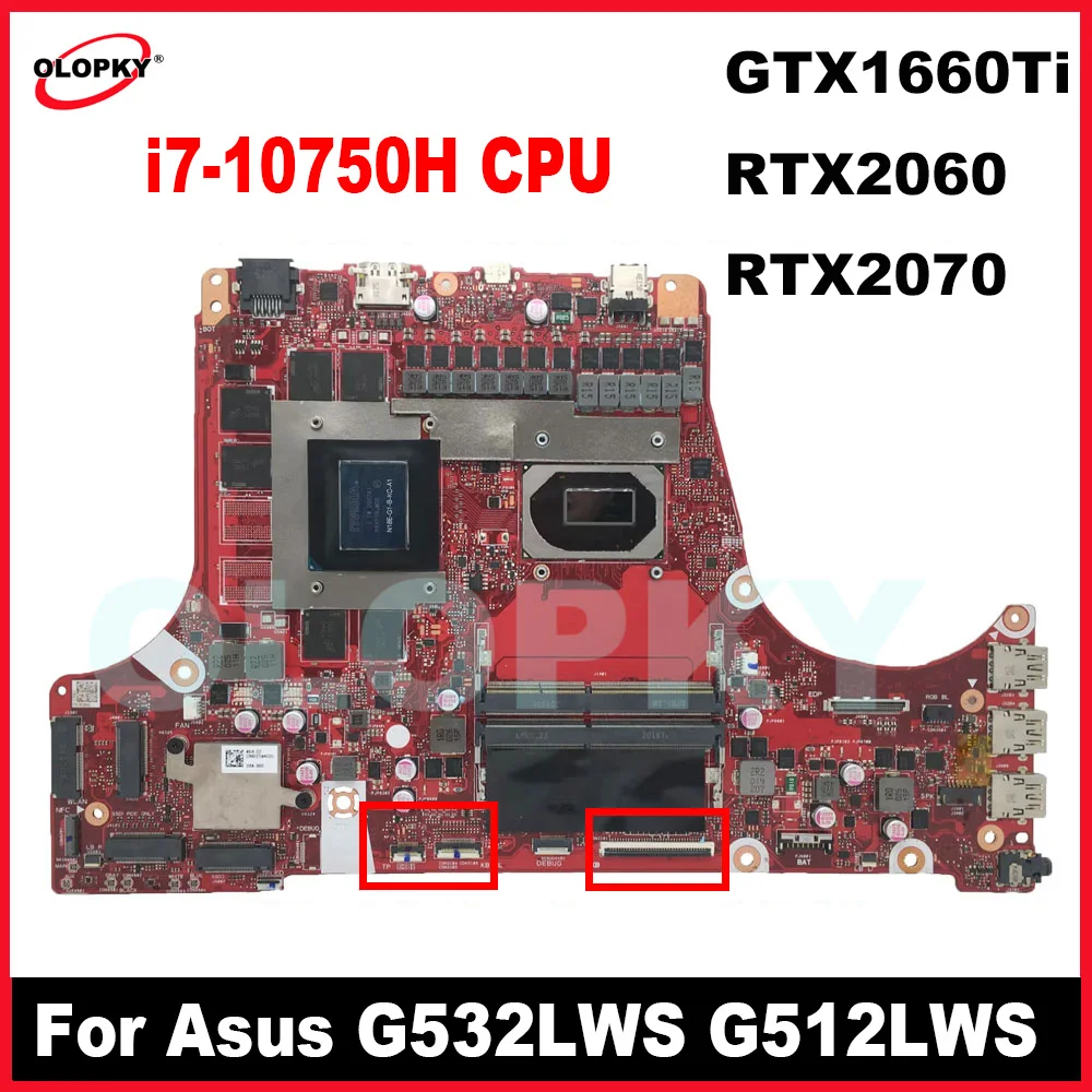 G532LWS with GTX1660Ti RTX2060/2070 GPU for ASUS G732LWS G512LWS ...