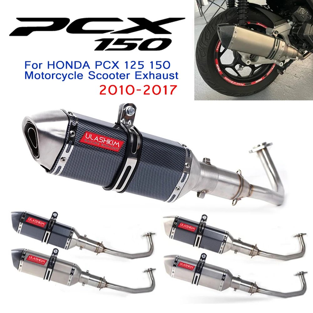 Motorcycle Escape Exhaust For HONDA PCX 125 150 Pcx125 Pcx150 ...