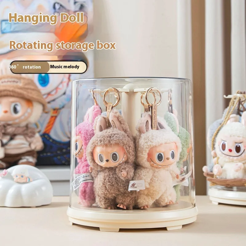 Rotating Storage Box Display Stand For Plush Toys Figurines Blind Boxes ...
