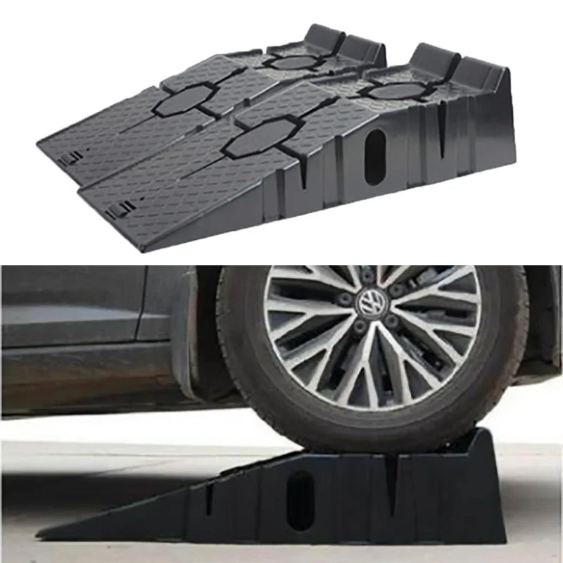 1-Pair-Black-2500kg-Heavy-Car-Ramps-900-Mm-Long-Anti-Slip-Working-Ramp ...