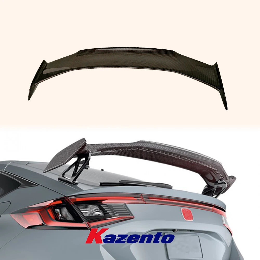 For-Honda-Type-R-FL5-2022-MD-Style-Hon-Red-Carbon-Fiber-Rear-Trunk ...