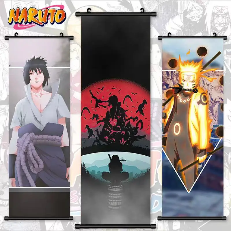 Wall-Artwork-Anime-Canvas-Uzumaki-Naruto-Painting-Kakashi-Picture-Umaki ...