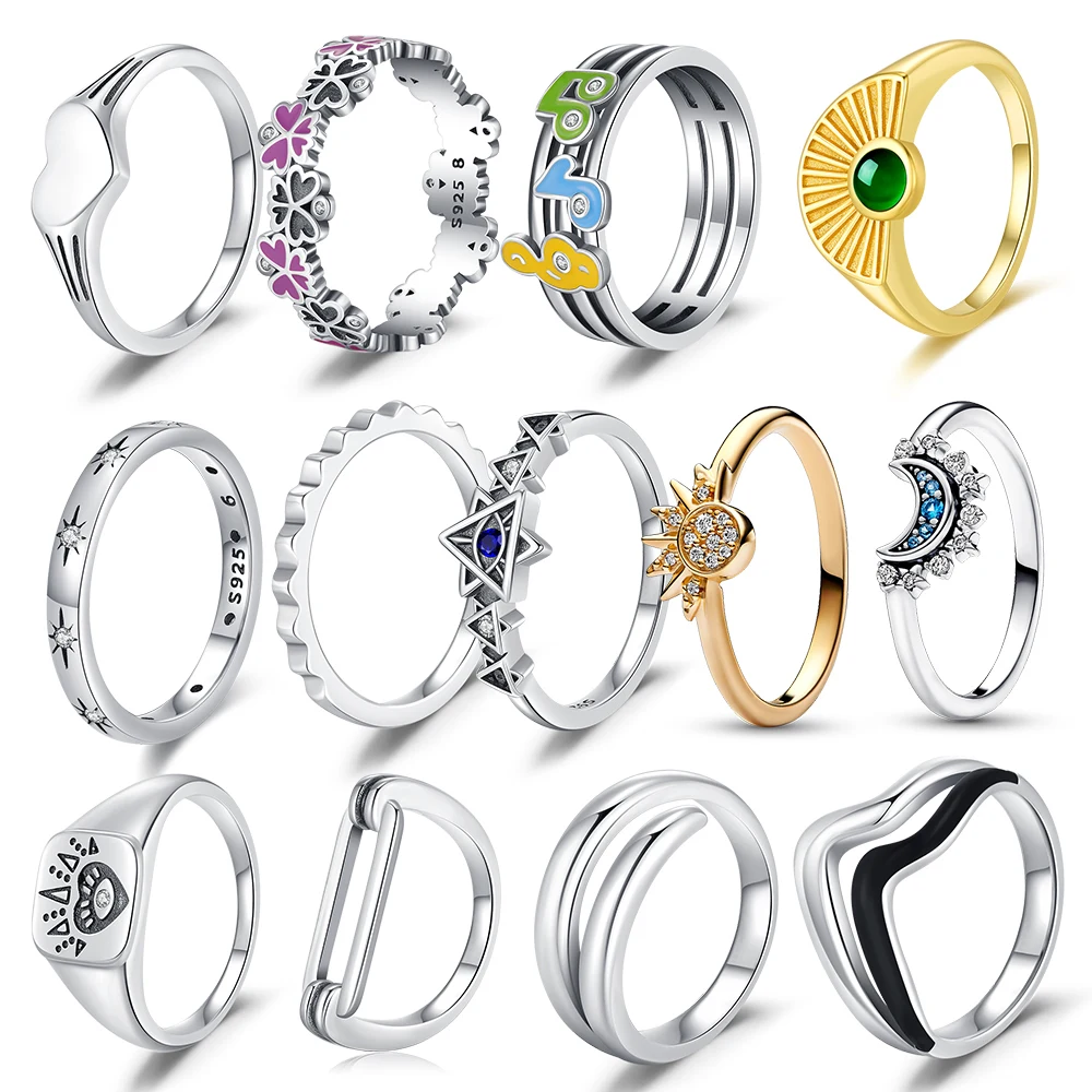 925-silver-Ring-Music-sheet-Ring-Heart-Rings-fit-original-ring-sun-moon ...