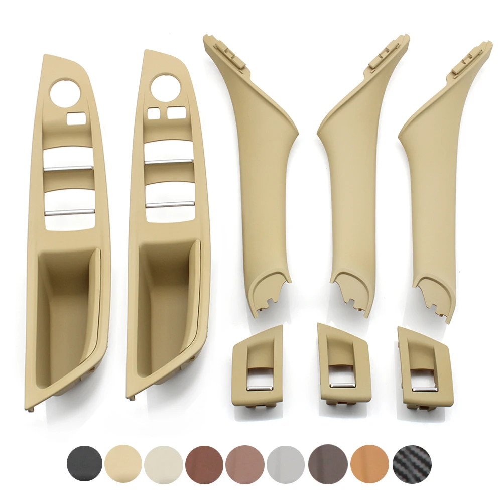 9 Colors Left Drive Lhd Beige Black Carbon Fiber Car Interior Door ...