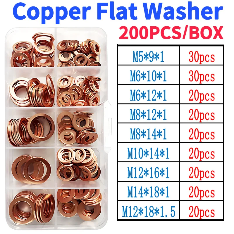 S-lido-Pure-Copper-Oil-Plugs-O-Ring-Junta-Sump-Espa-adores-De-Veda-o ...