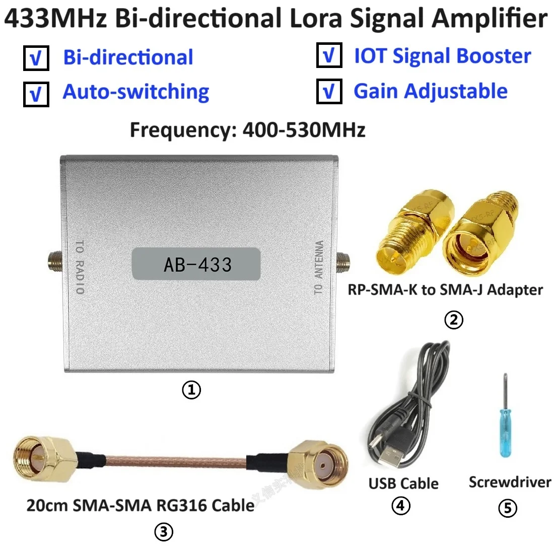 AB-433-433M-470M-510M-Two-way-Power-Amplifier-Bi-directional-Signal ...