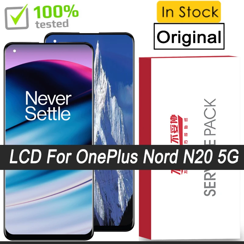 Pantalla AMOLED Original de 6,43 pulgadas para OnePlus Nord N20 5G, piezas de repuesto de ...